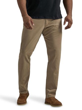 Lee Herren Big & Tall Extreme Motion Straight Taper Jeans, Puma, 40W / 36L