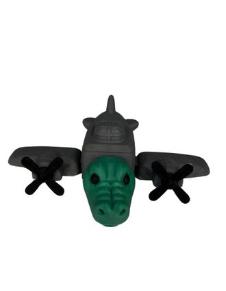 Generico Bombardino Krokodil, bewegliche Figur Brainrot, Bombardier, Krokodilfigur, Brainrot