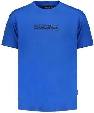Napapijri T-shirt S-Box SS, Lapis bleu, M