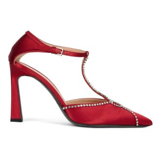 Alberta Ferretti Femme, Chaussures, Rouge, Taille: 37 1/2 EU Escarpins