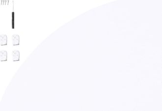 BESPORTBLE Eckregal Satz Wandmontiert 22cm Dreieckig Wei&szlig; F&auml;cherf&ouml;rmiger Aufbewahrungsst&auml;nder f&uuml;r K&uuml;che Schlafzimmer Badezimmer