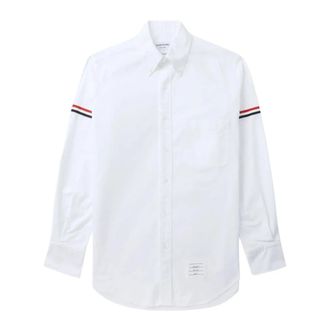 Thom Browne Oxford Armbands Classic Shirt - - Shirts - Herren - Wei&szlig; - M