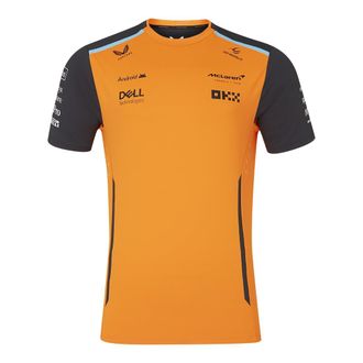 Castore McLaren Formel 1 Team - Offizieller Formel-1-Merchandise-Artikel 2024 - Replica Team Set Up T-Shirt - Papaya Orange/Phantom Grey - Herren, Orange, XL