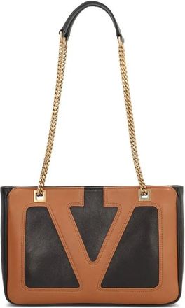 Valentino Garavani Hobo Bags - Viva Superstar Leather Shoulder Bag - Gr. unisize - in Braun - f&uuml;r Damen