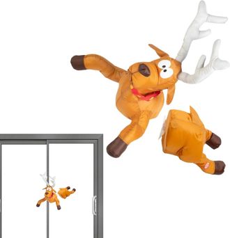 Generico Weihnachtsdekoration des fallenden Weihnachtsmanns - lustiger Beinabtreter | Weihnachtsmann | f&uuml;r Zuhause, Caf&eacute;, Restaurant, Apartment, Miethaus, Part