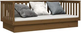 vidaXL Tagesbett Honigbraun 100x200 cm Massivholz Kiefer Vidaxl