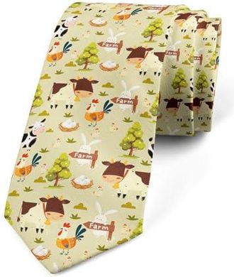 Generic Cravate Vert, Marron, Beige Classique Tie &Eacute;l&eacute;gant Cravate Pour Homme Pour Affaires Mariage &Eacute;v&eacute;nements