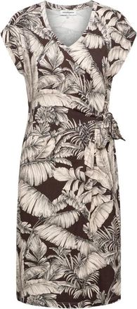 &Co Woman Print Midi Kleid - - Dresses - Damen - Braun - S