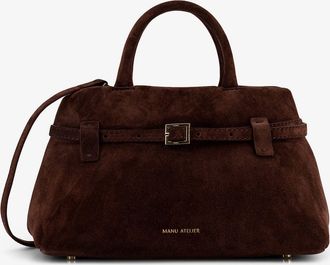 Manu Atelier Le Cambon 25 suede handbag - MANU ATELIER - gender_Woman