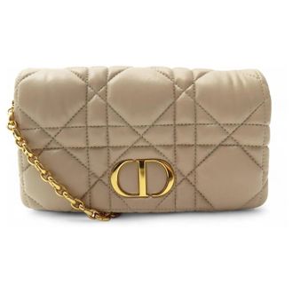 Dior Clutches - NEUE DIOR CARO S5135 POUCH CANNAGE SAND LEDER WOC - Gr. unisize - in Beige - f&uuml;r Damen