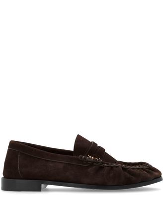 Saint Laurent Loafer aus Wildleder - Braun