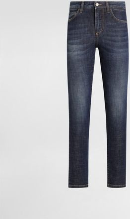 Dolce & Gabbana 5-pocket Stretch Denim Trousers - Frau Denim Mehrfarbig 50