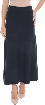 Pennyblack Femme, Jupes, Bleu, Taille: 40 FR Veto Long Flared Skirt