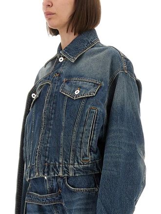 Jean Paul Gaultier 100% Cotton Denim Jacket - Blue