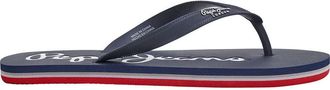Pepe Jeans London Bay Beach Basic M, Flip-Flops für Herren, Blau Marineblau, 45 EU