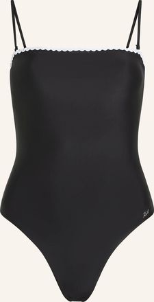 Karl Lagerfeld Badeanzug schwarz