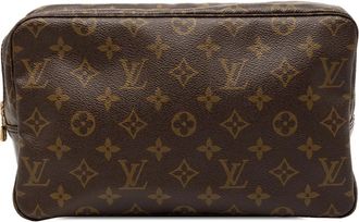 Louis Vuitton Clutches - Monogram Trousse Toilette 28 - Gr. unisize - in Braun - f&uuml;r Damen
