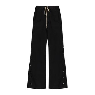 Rick Owens Wide Pusher Pants - - Trousers - Herren - Schwarzk - L