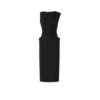 Pinko Ulysse Technical Bistretch Kleid - - Dresses - Damen - Schwarzk - M