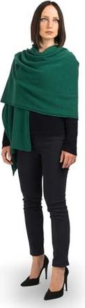 DALLE PIANE CASHMERE Ètole 100% cachemire - Made in Italy - Femme, Couleur: Vert, Taille unique