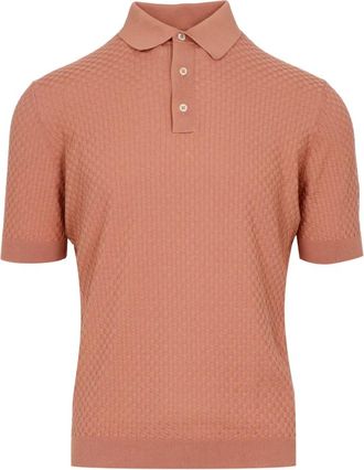 FILIPPO DE LAURENTIIS Homme, Tops, Rouge, Taille: 2XL Polo Textur&eacute;