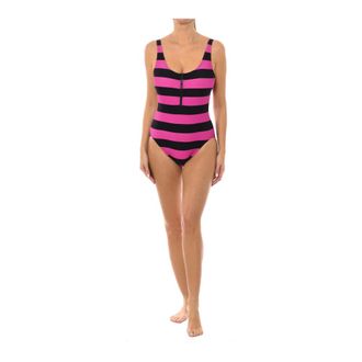 Michael Kors Sporty Zip Badeanzug - - Swimwear - Damen - Mehrfarbig - S