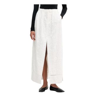 Isabelle Blanche Maxi-Rock mit ausgestelltem Schnitt - - Skirts - Damen - Beige - M