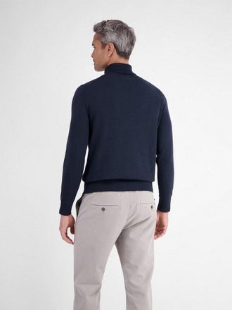 Lerros Rollkragenpullover Rollkragenpullover mit Rippb&uuml;ndchen aus reiner Baumwolle