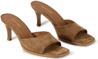 Saison 1865 Mules Frisson en cuir