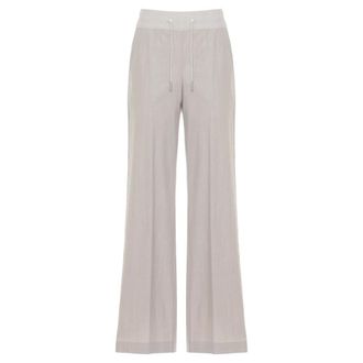 PANICALE Panicale, Femme, Pantalons, Beige, Taille: 40 FR Wide Pantalons