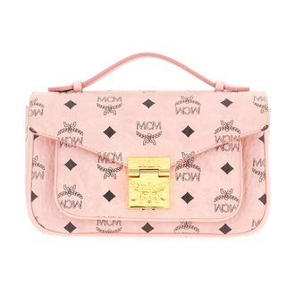 MCM Tracy Umh&auml;ngetasche Medium - - Bags - Damen - Rosa - ONE SIZE