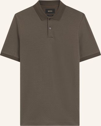 HUGO BOSS Polo L-Perry 141 Regular Fit braun