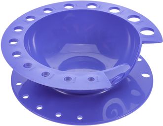 TOPBATHY Multifunktionale Häkel garnschale mit Seitlichem Auslassloch Langlebiger Garnorganizer für Stricken und Häkeln Praktisches Aufbewahrungswerkzeug für W