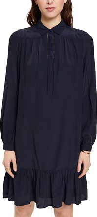 Esprit Damen 023EO1E338 Kleid, 400/NAVY, 38