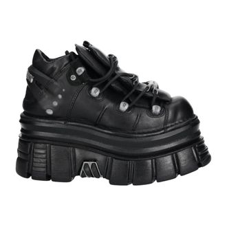 New Rock Model 106 Leder-Sneakers - - Shoes - Damen - Schwarzk - 39 EU