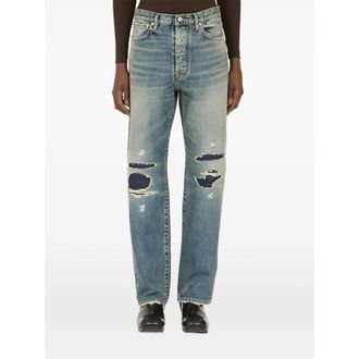 Maison Margiela Distressed Patchwork Jeans