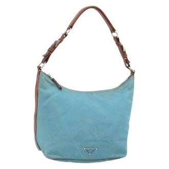 Prada Sac bandouli&egrave;re vintage Pre-owned - Femme - Pre-owned - Bleu - Taille: ONE Size