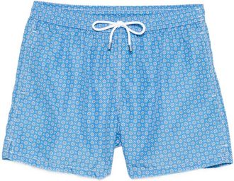 Fedeli Drawstring Print Swim Shorts