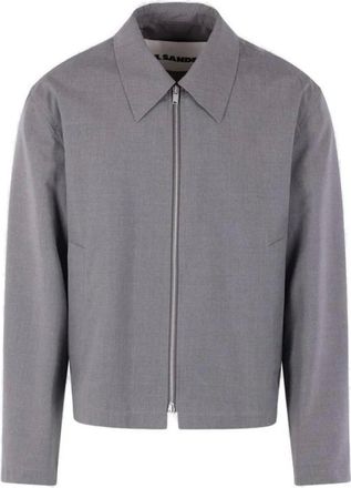 Jil Sander Homme, Vestes, Gris, Taille: M Blouson 128