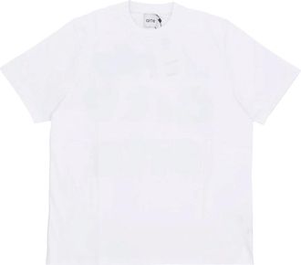 Arte Homme, Tops, Blanc, Taille: XL Multi Logo T-shirt