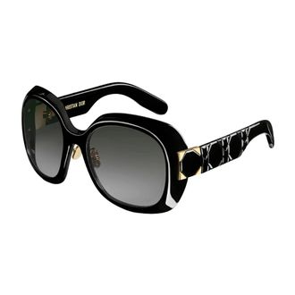 Dior unisex, Accessoires, Noir, Taille: 58 MM Sac &agrave; Bandouli&egrave;re en Cuir Noir &Eacute;l&eacute;gant
