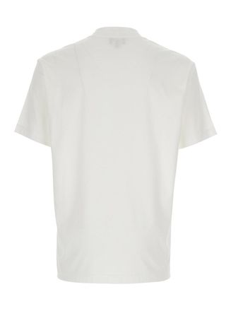 Giorgio Armani Embroidered Logo T-Shirt - White