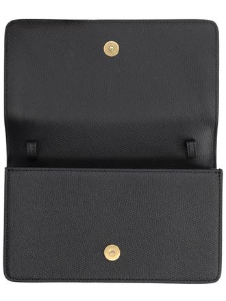 Valentino Womens Mini Bag Vlogo Signature Black Leather Shoulder