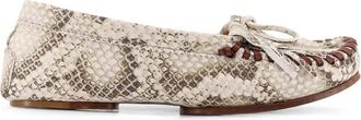 PARIS TEXAS Femme, Chaussures, Beige, Taille: 38 EU Indiana Leather Loafer