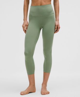 lululemon Pantacourt Align taille haute pour Femmes - 58 cm - Vert - Taille 10