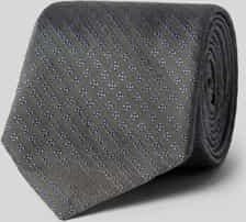 Gierremilano Seidenkrawatte aus reiner Seide mit Allover-Stitching (7,5 cm)