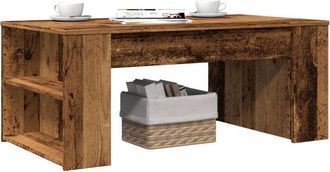 vidaXL Table basse vieux bois 102x55x42 cm bois ding&eacute;nierie Vidaxl