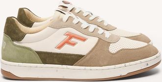 Faguo Baskets écrues, beiges & kaki suède - ALDER
