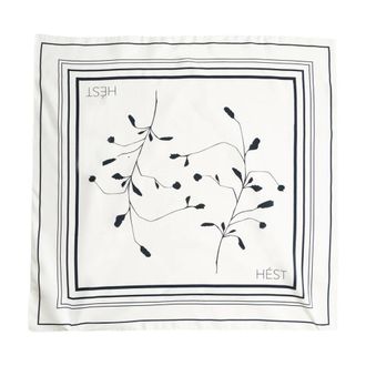 H&eacute;st Wei&szlig;er Alyssum Seidenschal - - Accessories - Damen - Wei&szlig; - ONE SIZE