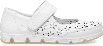 Rieker Halbschuhe Rieker 49977-80 Wei&szlig;